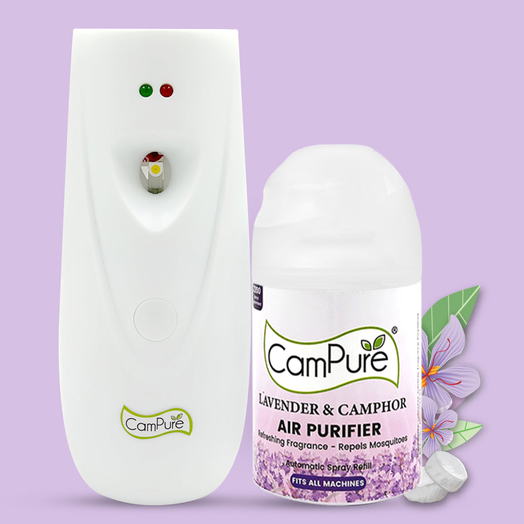 Buy CamPure Original & Camphor Automatic Air Freshener Refill Online in India – House of Mangalam