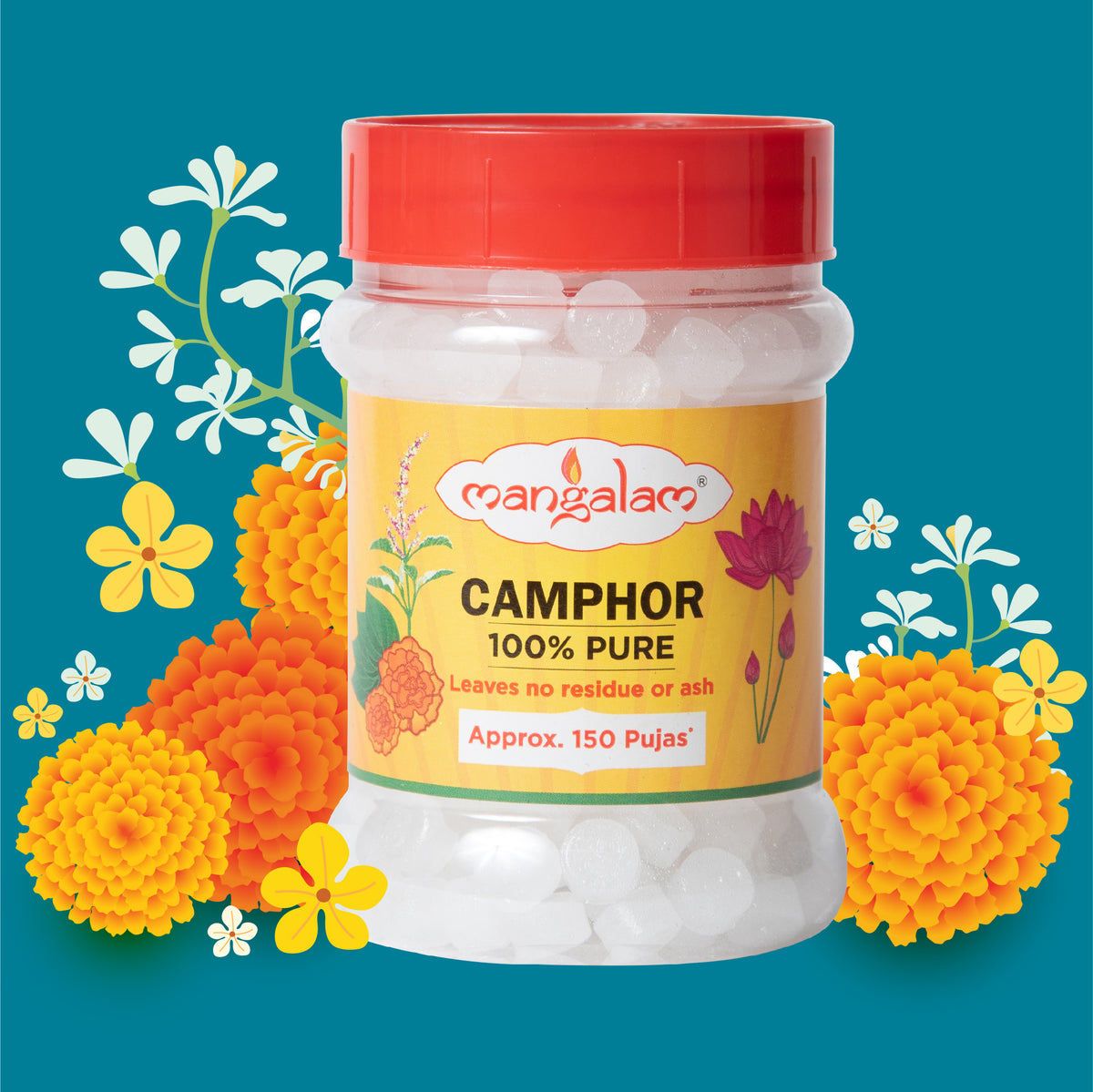 Buy Camphor/kapoor tablet Jar 100gm at best Price online in India ...
