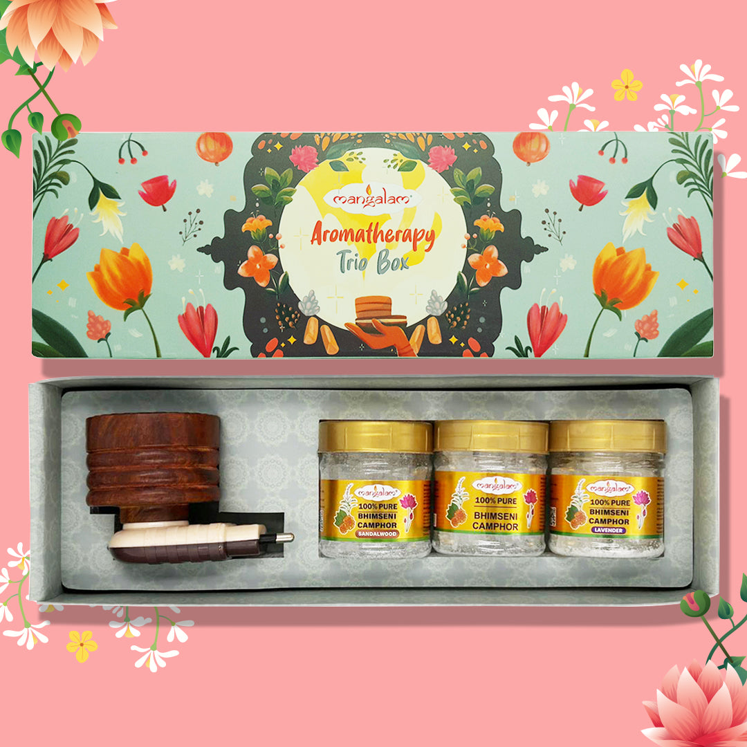 Buy Aromatherapy Gift Box at best Price online in India – House of Mangalam