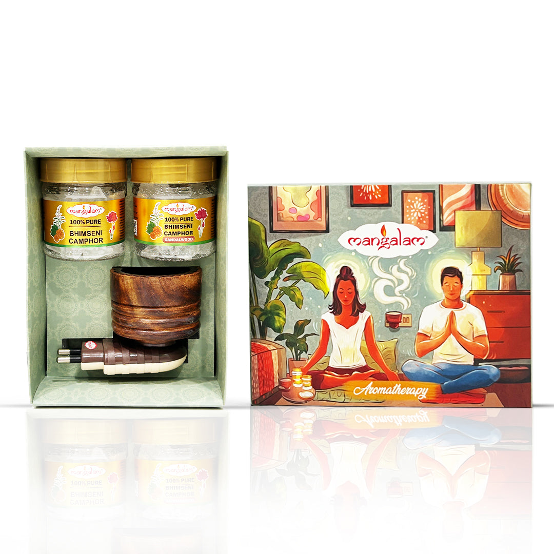 Buy Aromatherapy Gift Box at best Price online in India – House of Mangalam