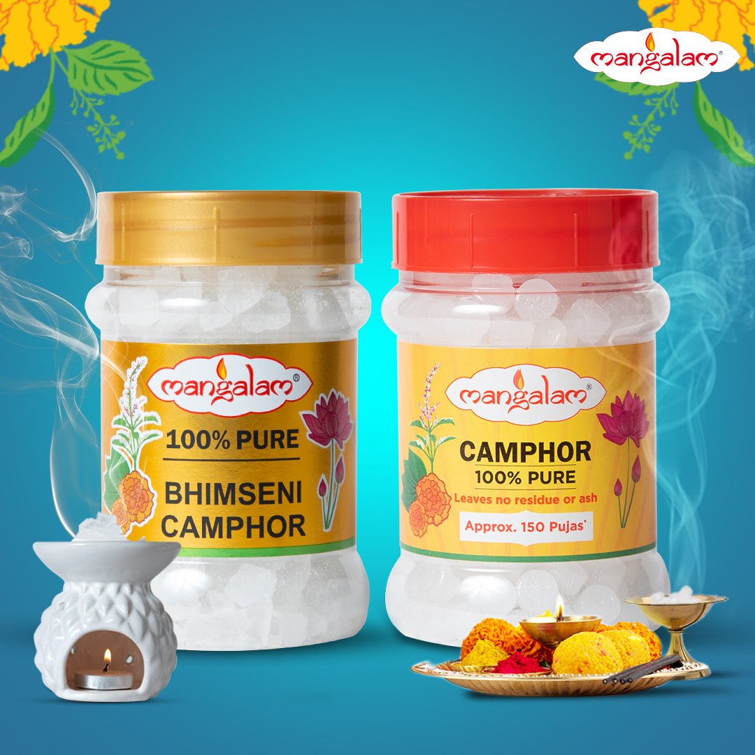 Buy Bhimseni and Tablet Camphor/kapoor Jar 100gm at best Price online ...